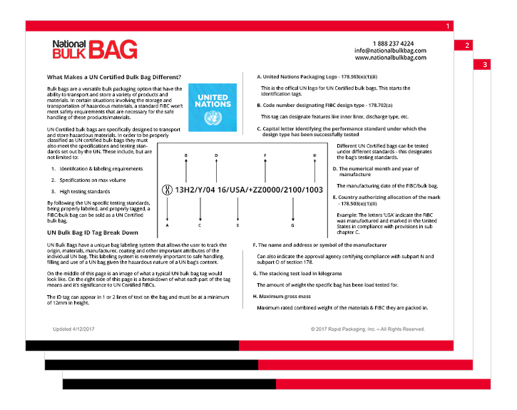 Identification and Labeling Standards for UN Bulk Bags